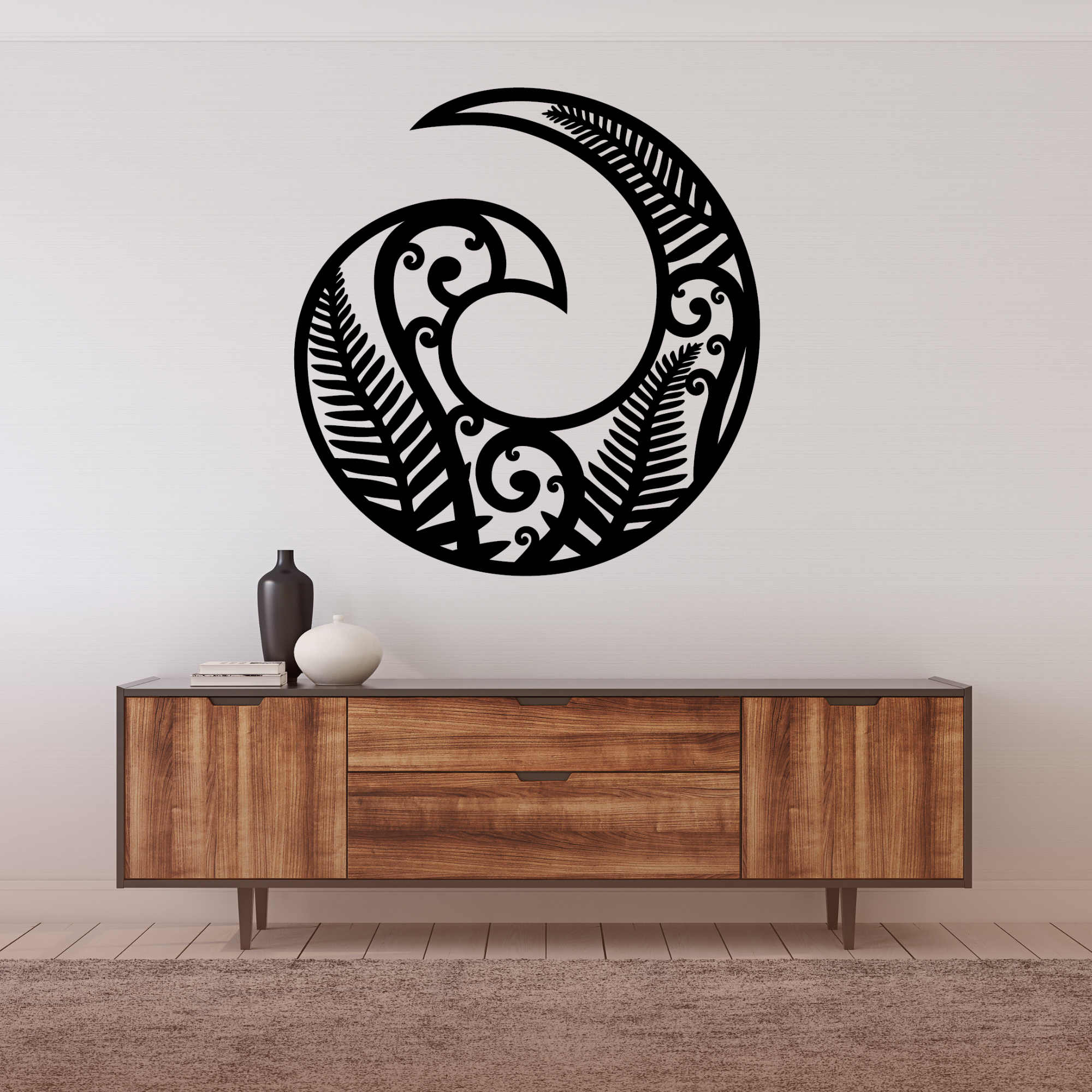 Aotearoa Koru wall Art – The Sky Craft